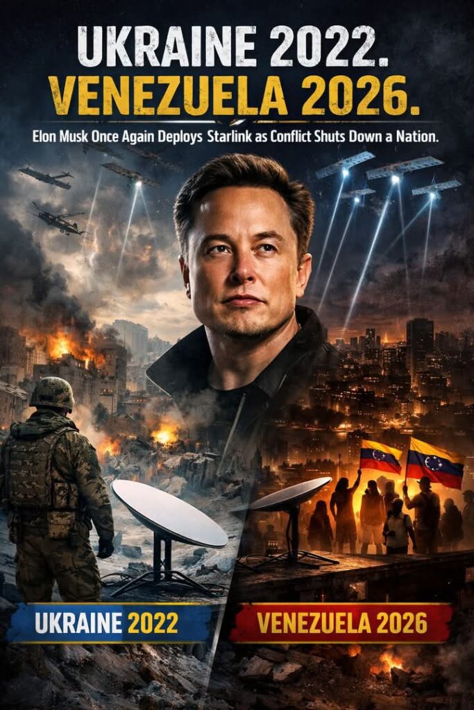 Breaking News:Ukraine 2022. Venezuela 2026. Starlink Returns to the ...